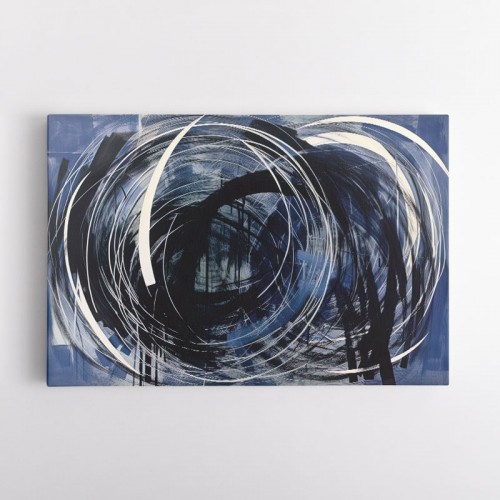 Blue Light Abstract Wall Art