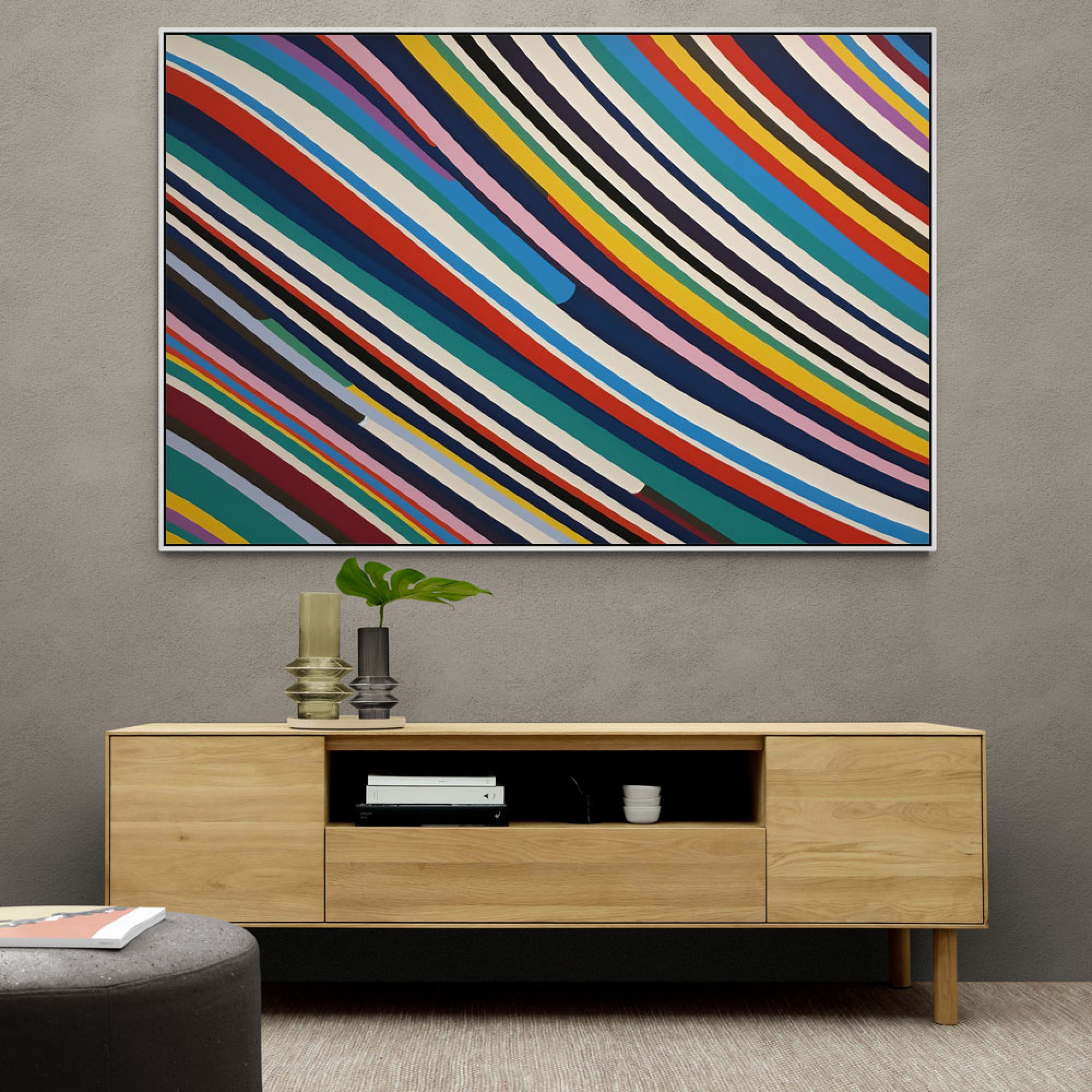 Lateral Lines Wall Art