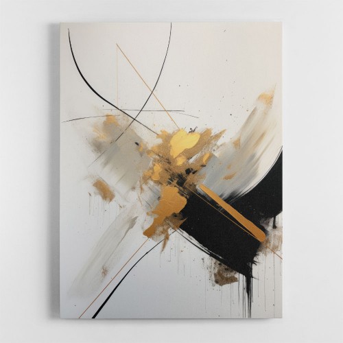 Black Stroke Abstract 4 Wall Art