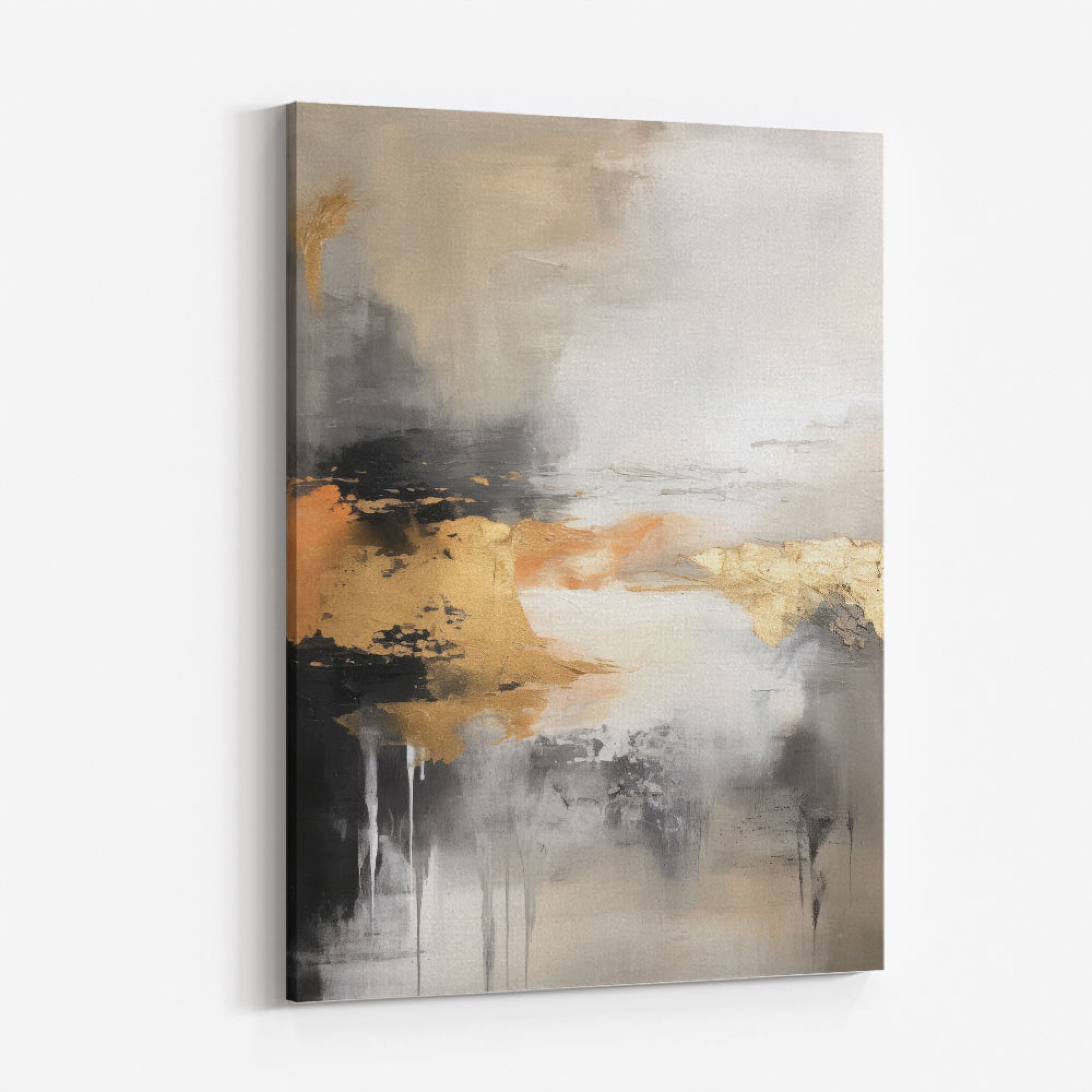 Black Stroke Abstract 10 Wall Art