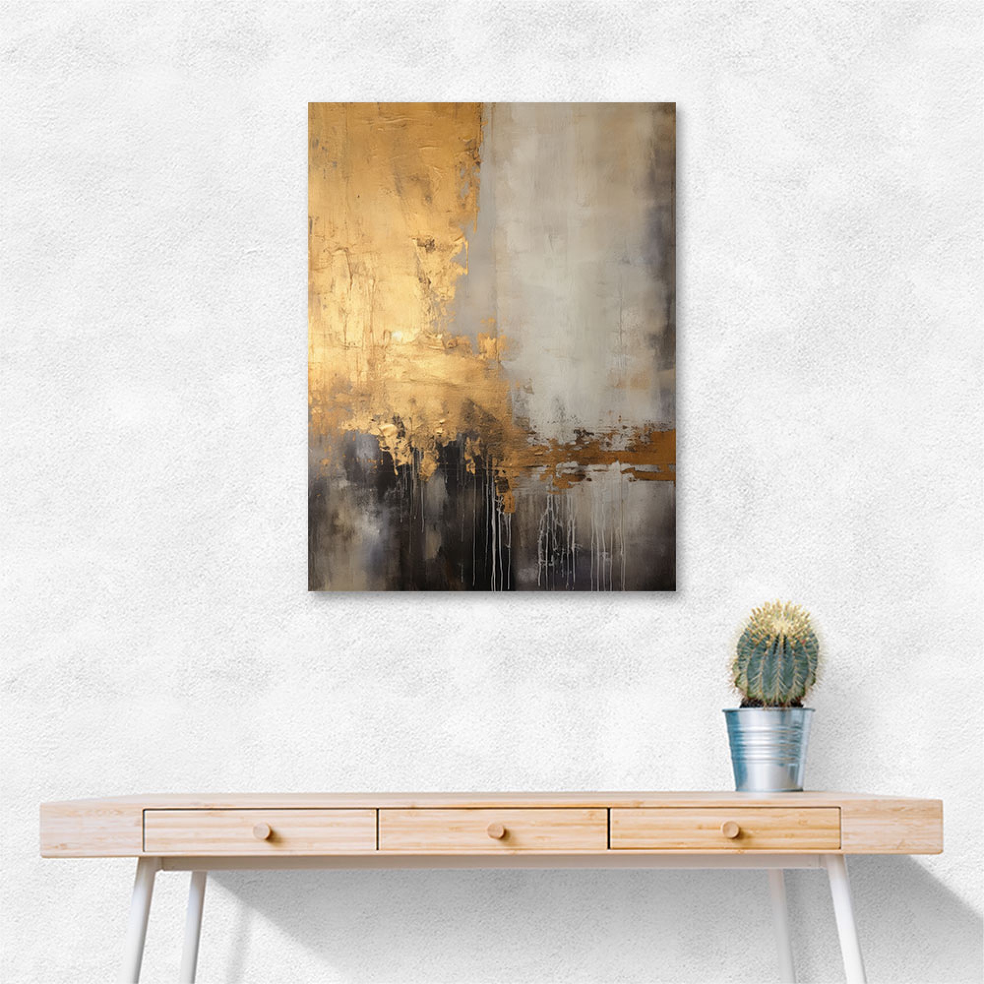 Black Stroke Abstract 14 Wall Art