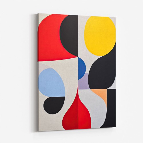 Shop Abstract Shapes Wall Art - Artworks.ae
