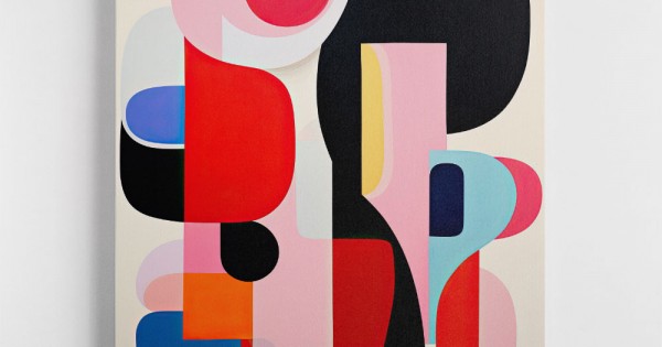 Color Shapes 2 Wall Art