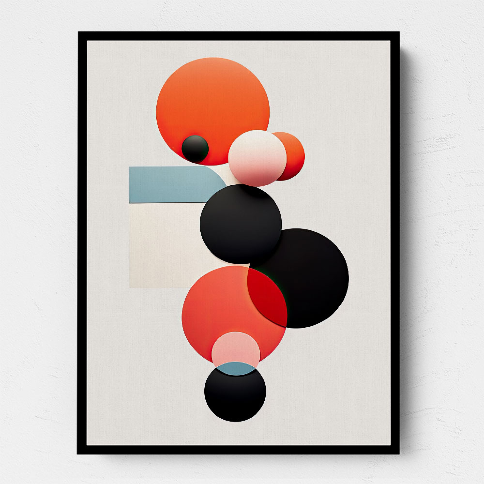 Spheres Abstract Shapes 5 Wall Art