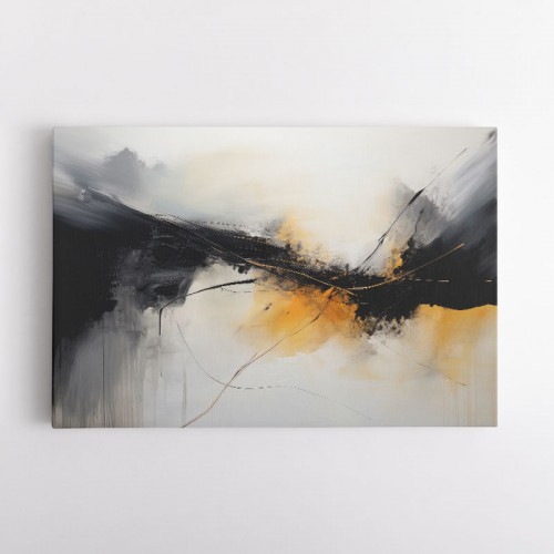 Black Stroke Abstract 13 Wall Art