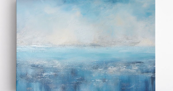 Seascape Blue Abstract 2 Wall Art