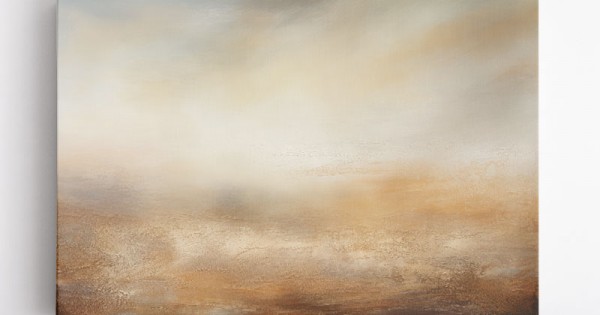 Seascape Brown Abstract 2 Wall Art