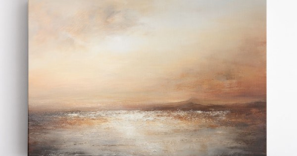 Seascape Brown Abstract 3 Wall Art