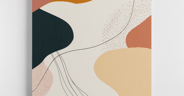 Minimalist Boho Shapes Pastel 3 Wall Art