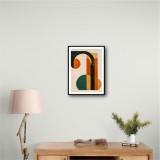 Minimalist Vintage Geometric Shapes Wall Art