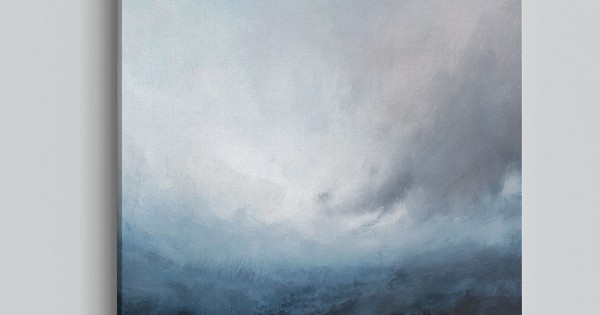 Atmospheric Abstract Artwork With Swirling Storm 6 Wall Art by Billy ...