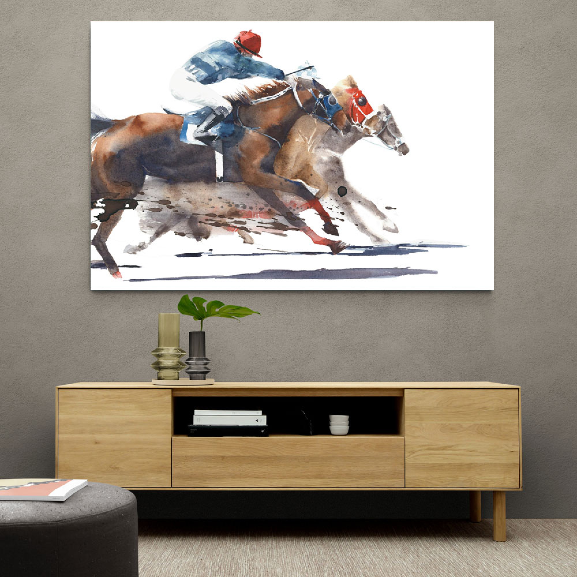 Race to the Finish Wall Art