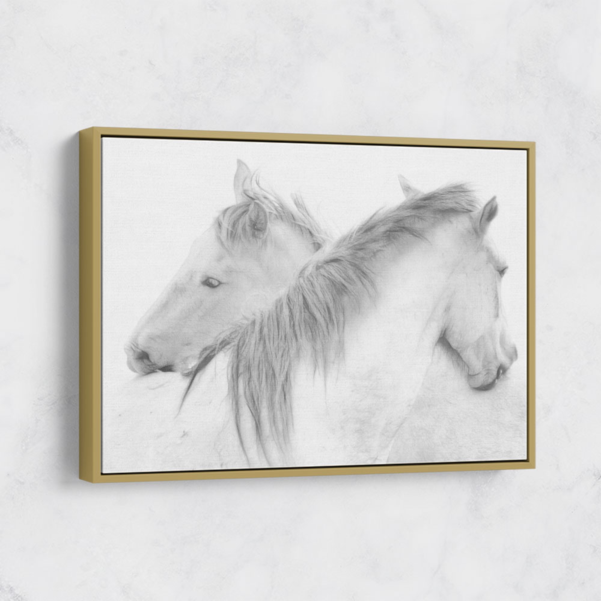 Horse Hug Wall Art