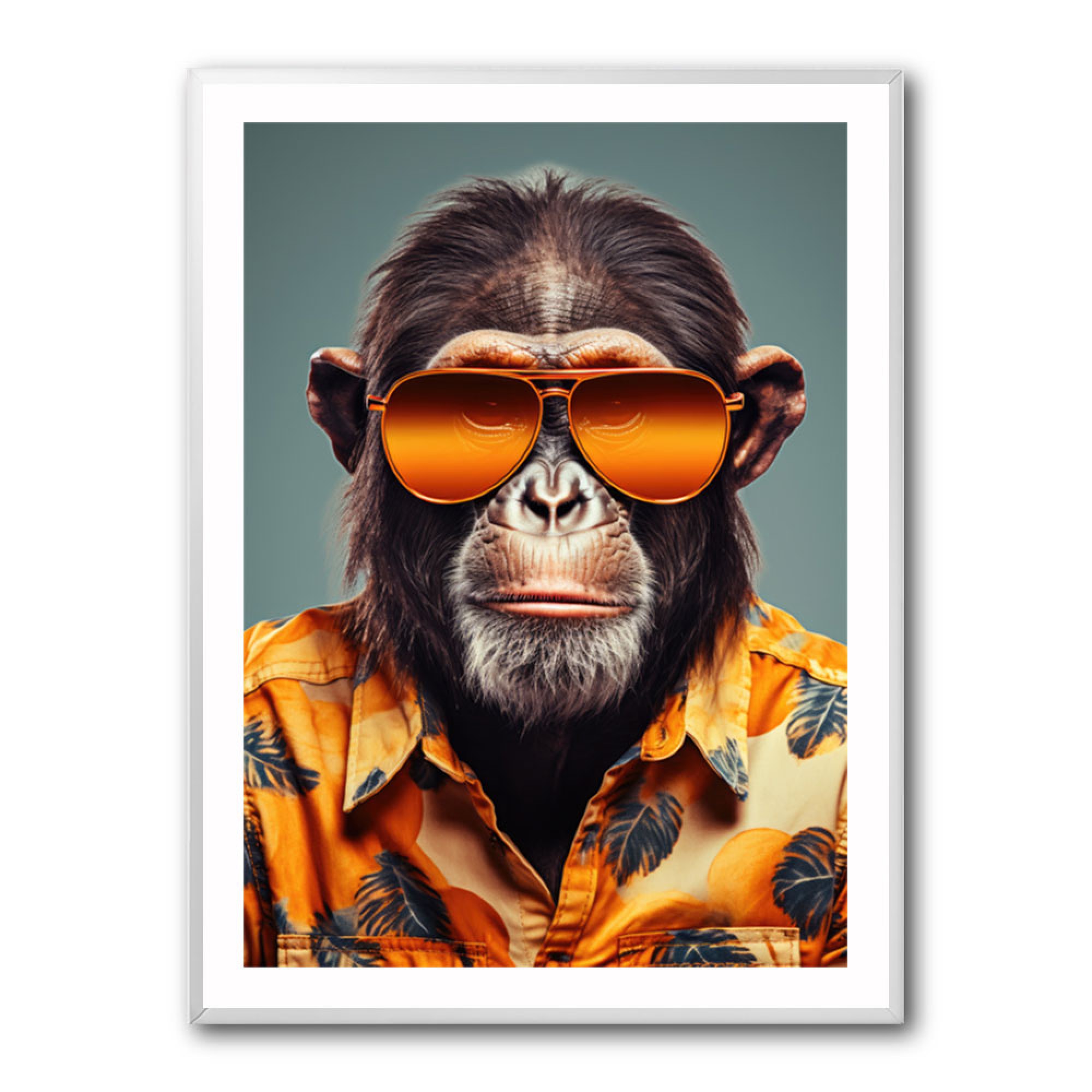 Hawaiian Chimp Wall Art