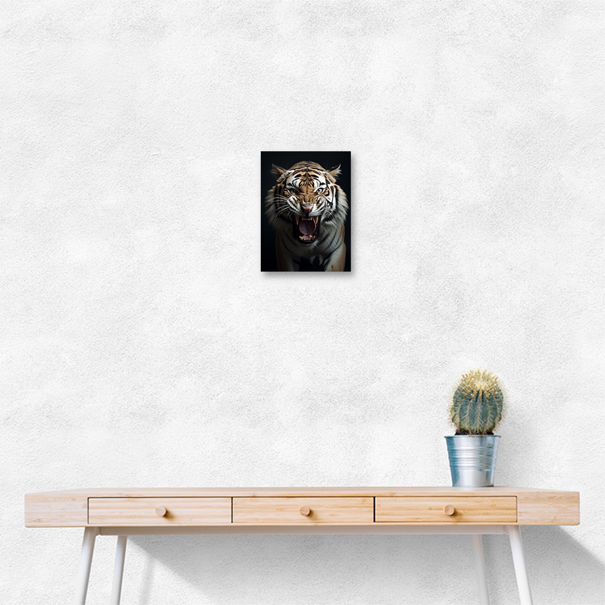 Angry Tiger Wall Art