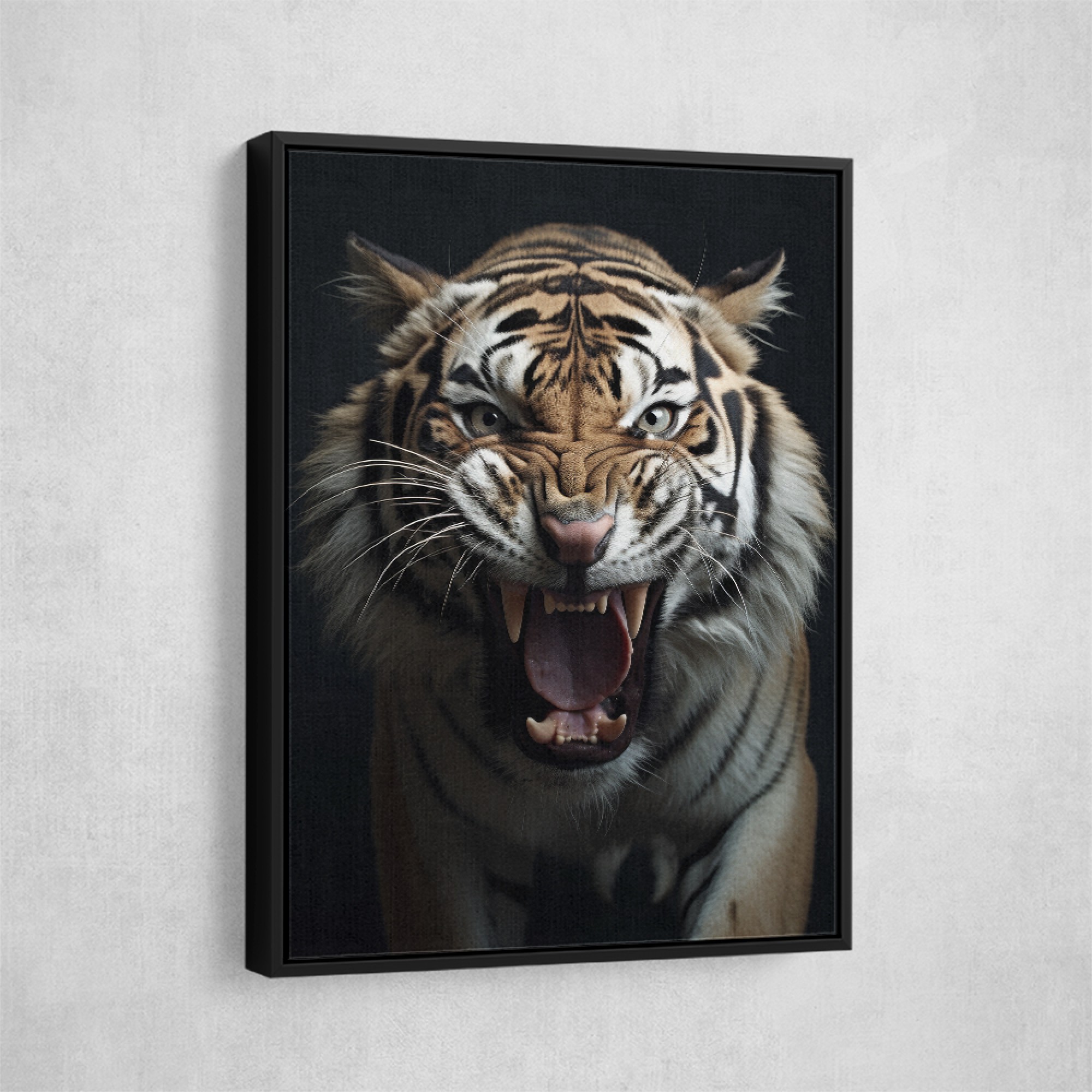 Angry Tiger Wall Art