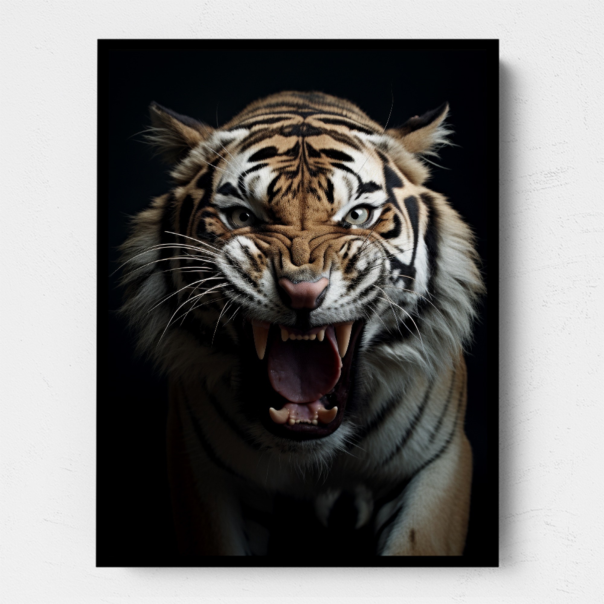 Angry Tiger Wall Art