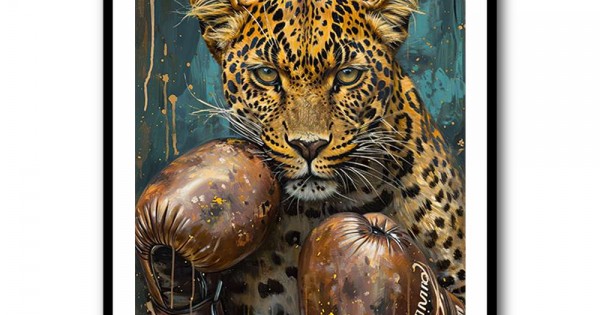 Leopard Boxer 3 Wall Art