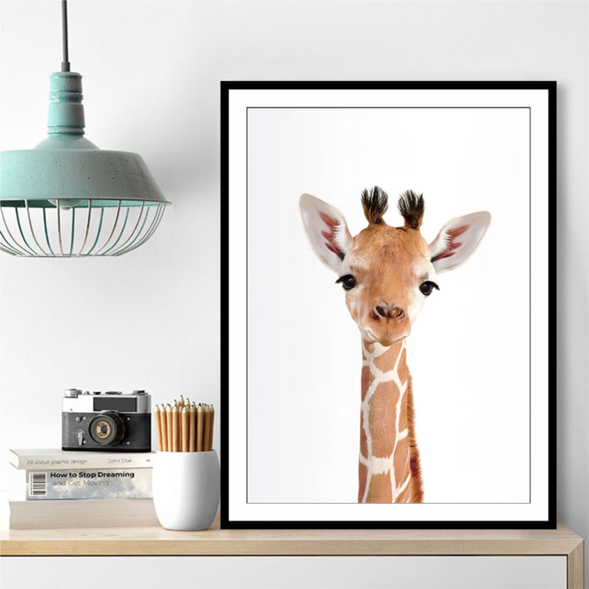 Baby Giraffe Wall Art