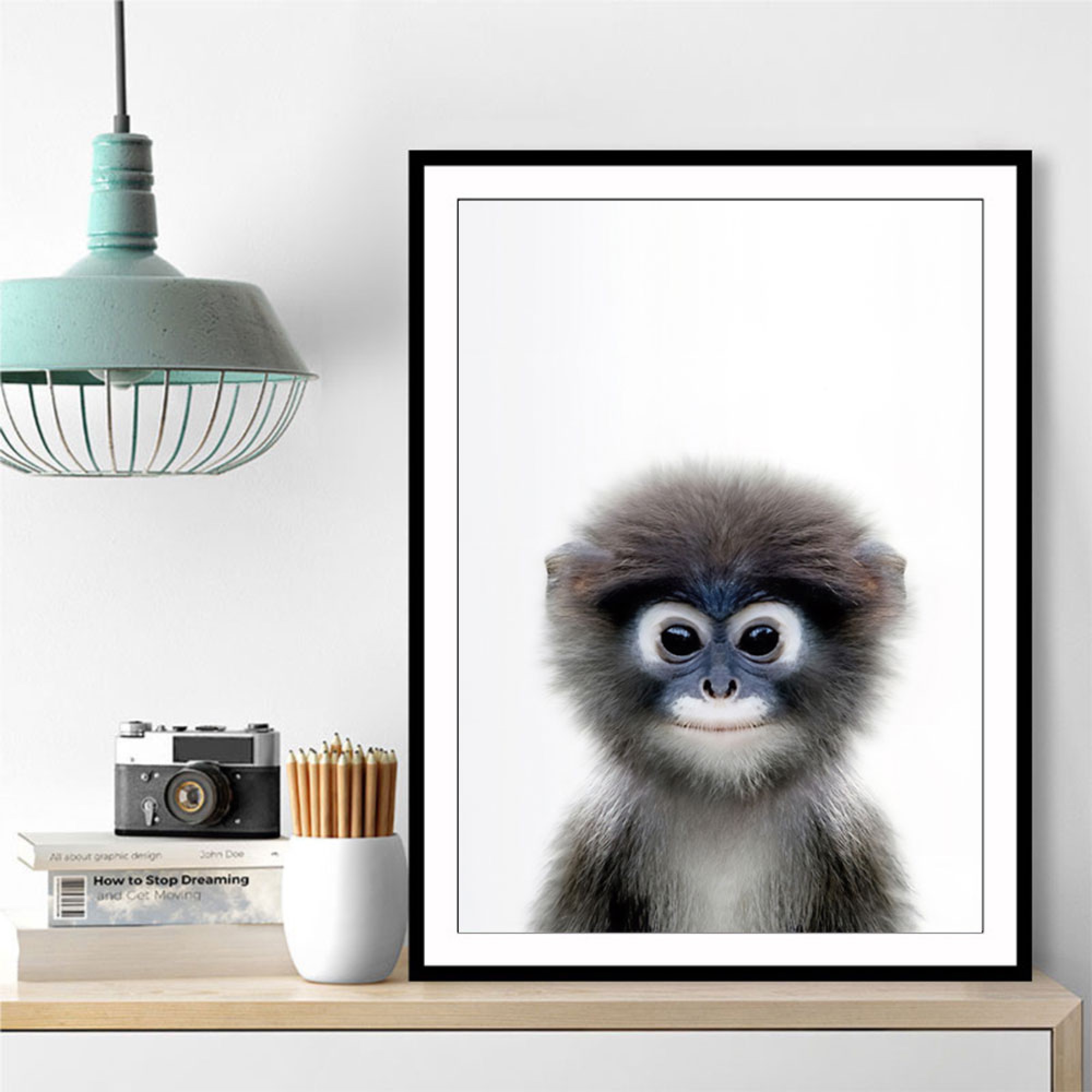 Baby Monkey Wall Art