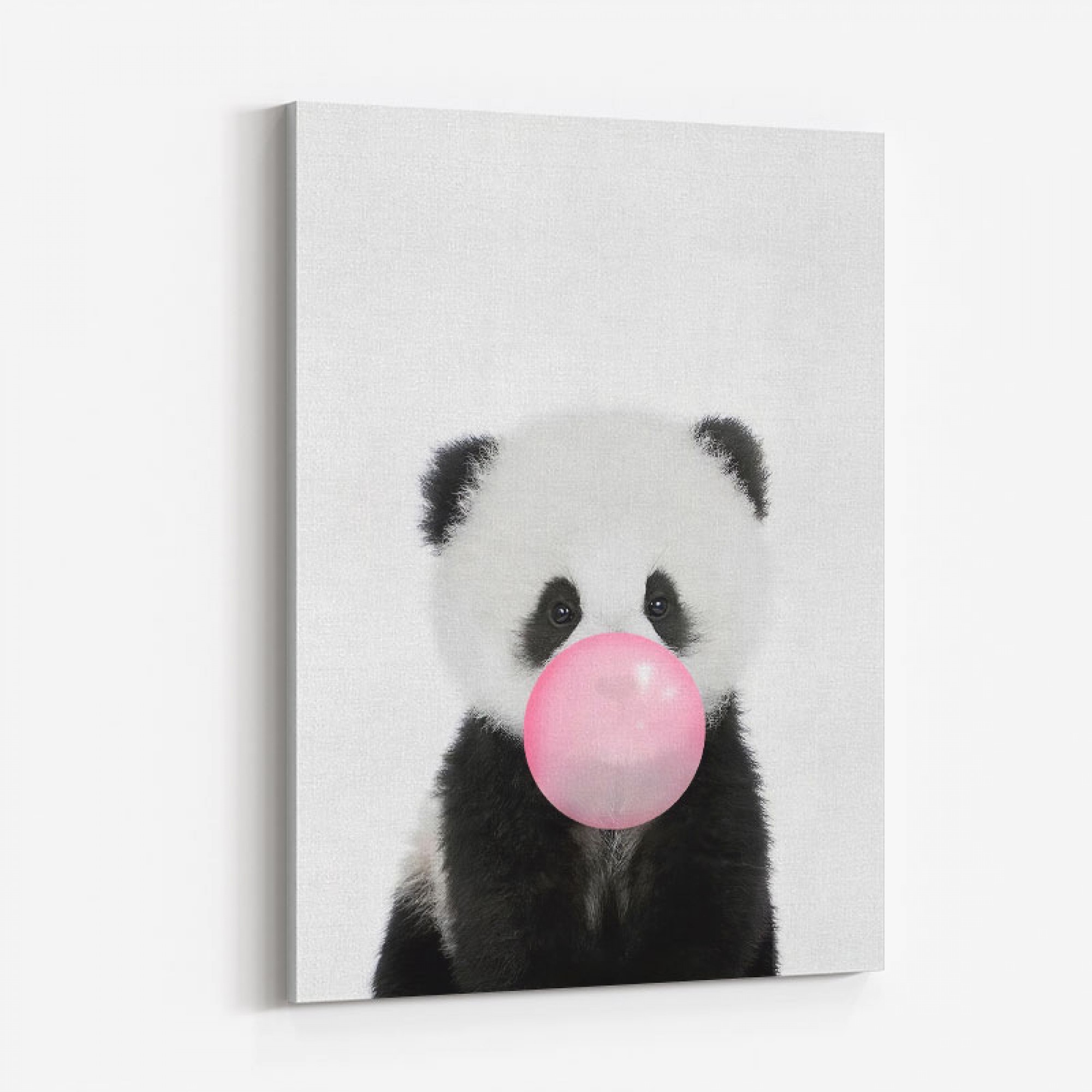 Panda Bubble Gum Wall Art