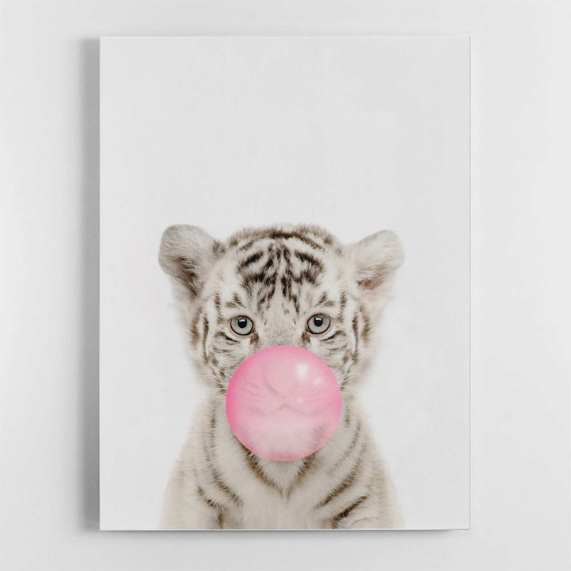 Tiger Bubble Gum Wall Art