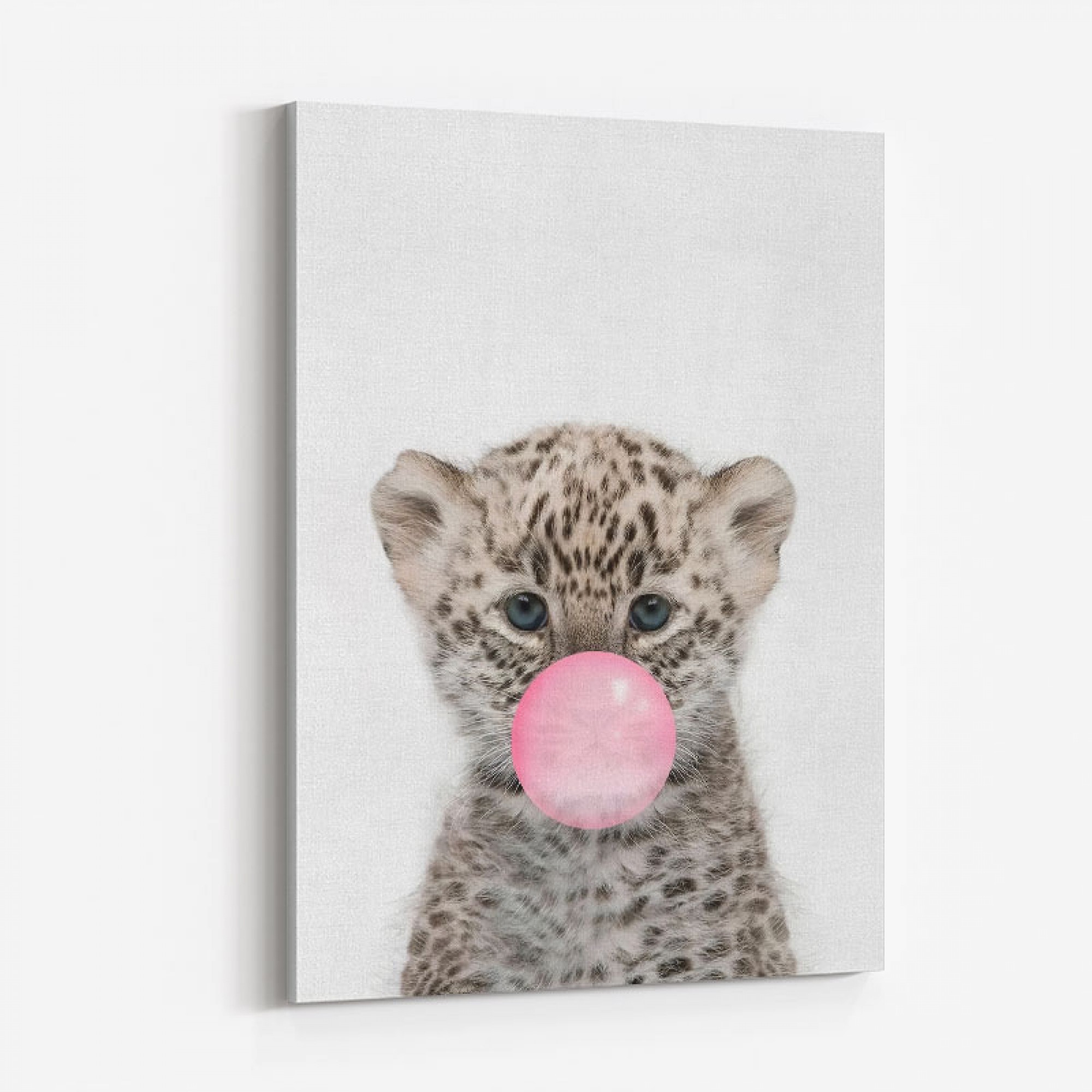 Leopard Bubble Gum Wall Art
