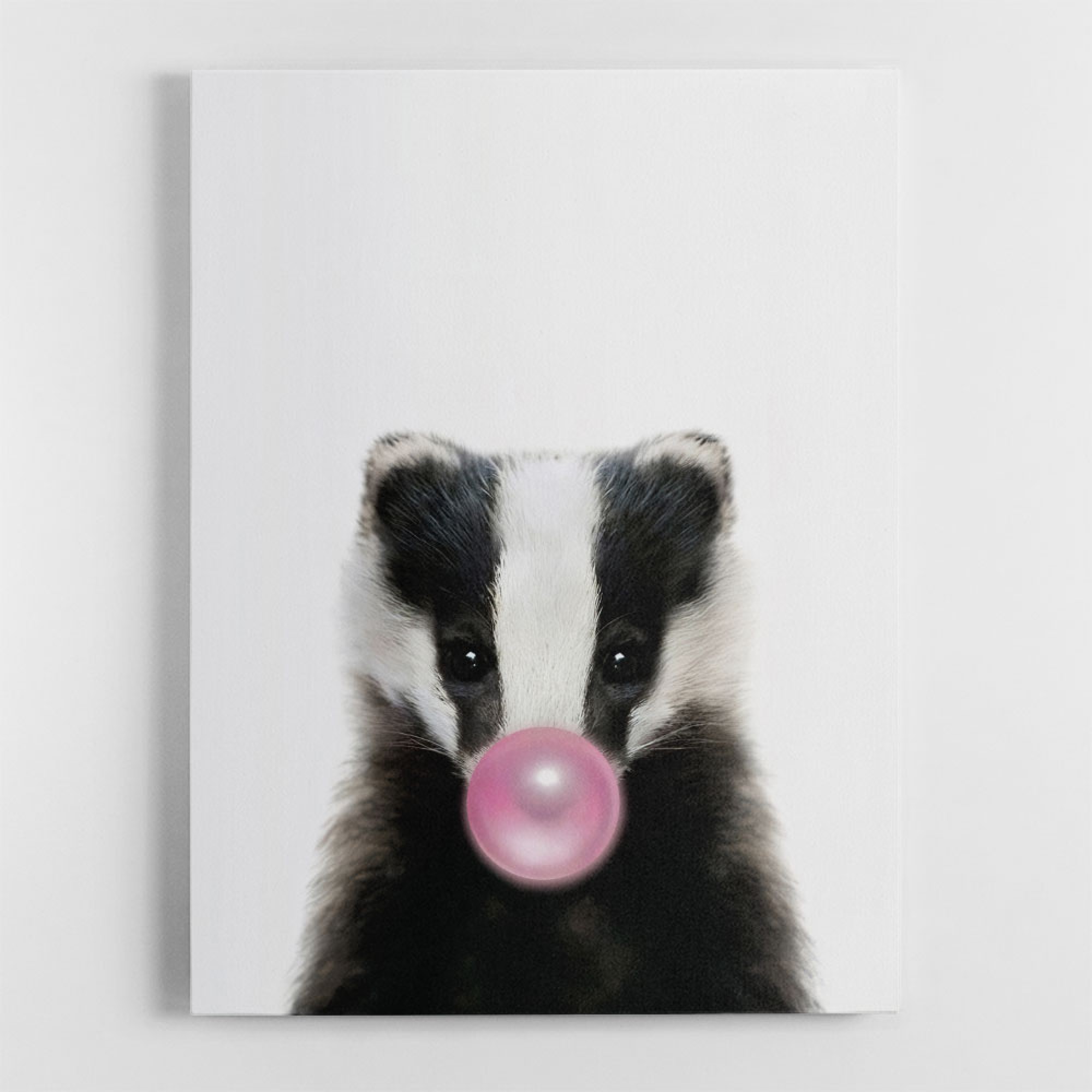 Badger Bubble Gum Wall Art