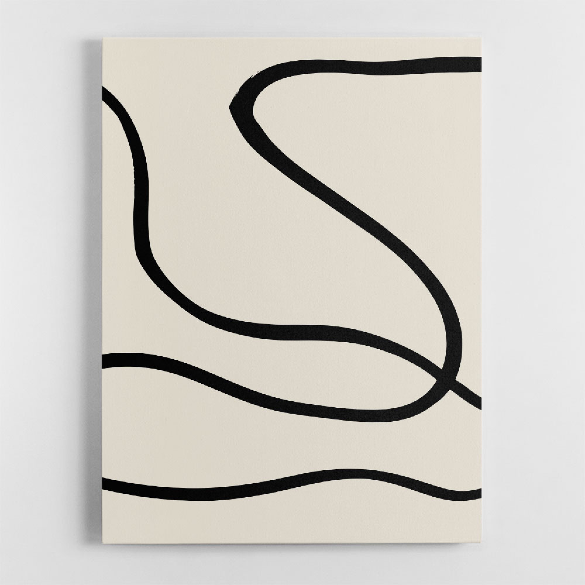 Black Lines 01 Wall Art