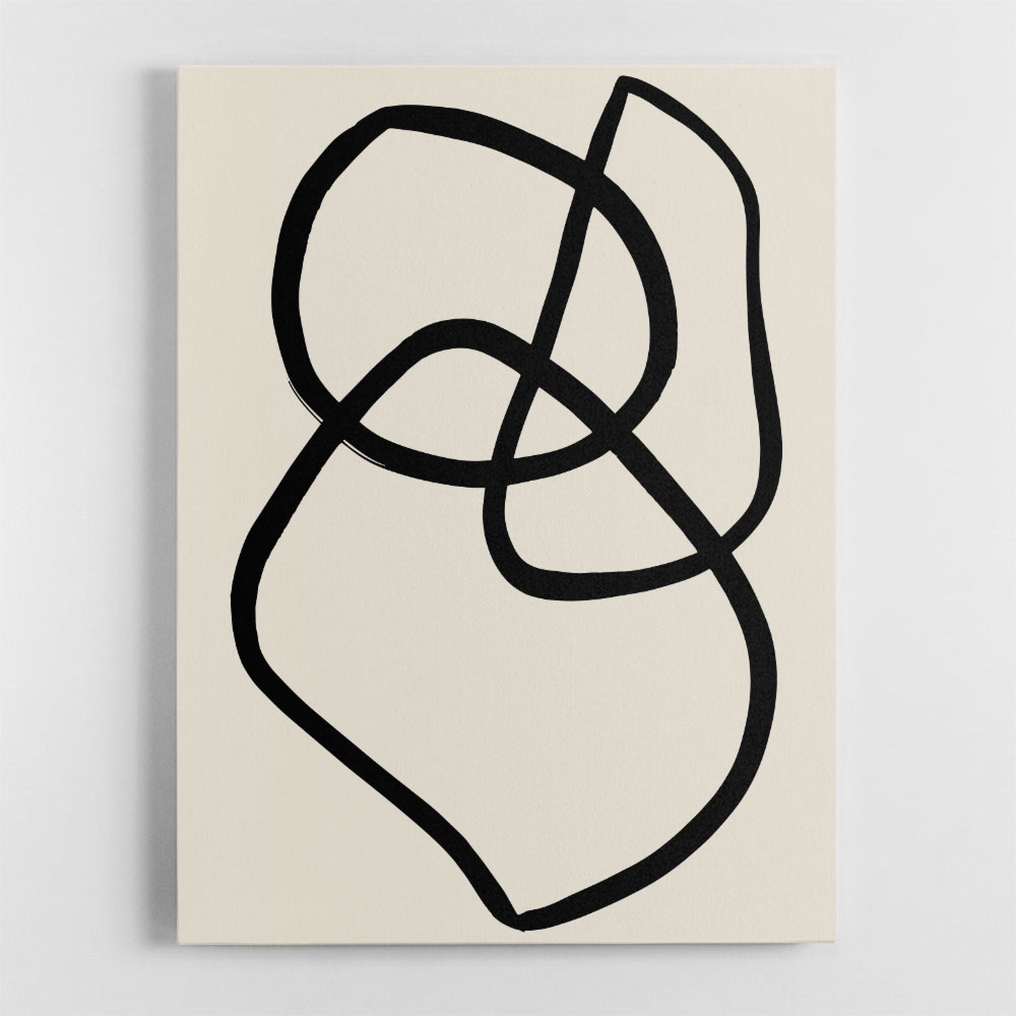 Black Lines 03 Wall Art