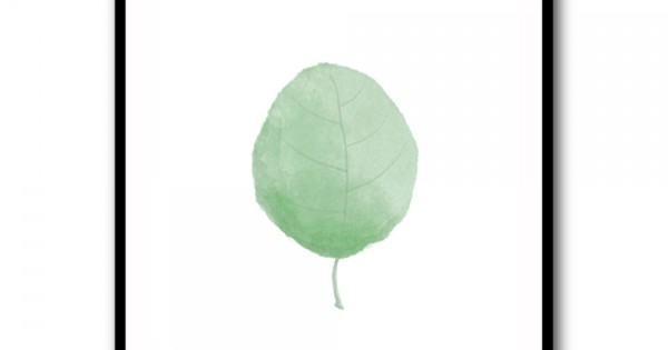 Single Leaf Wall Art