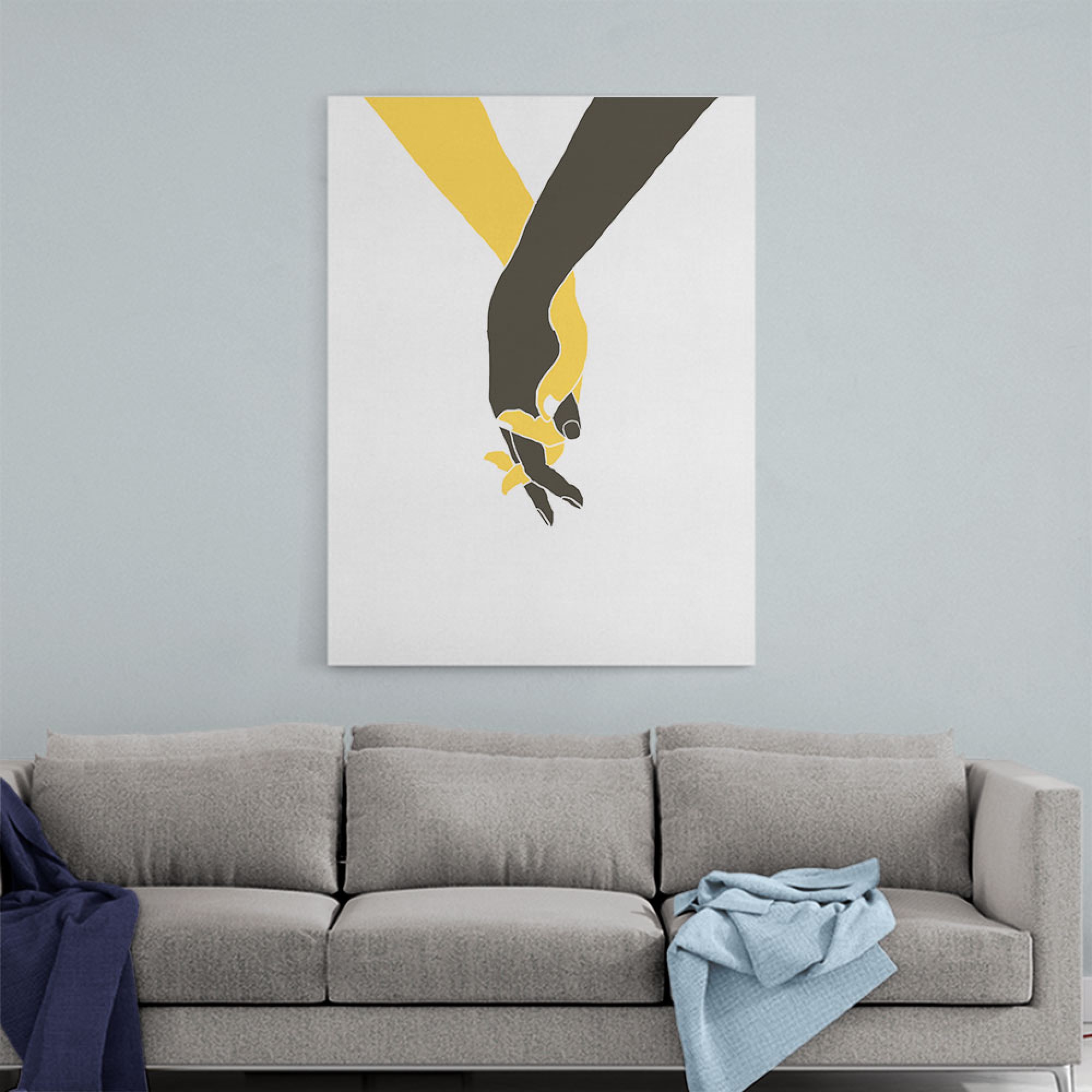 Holding Hands Wall Art