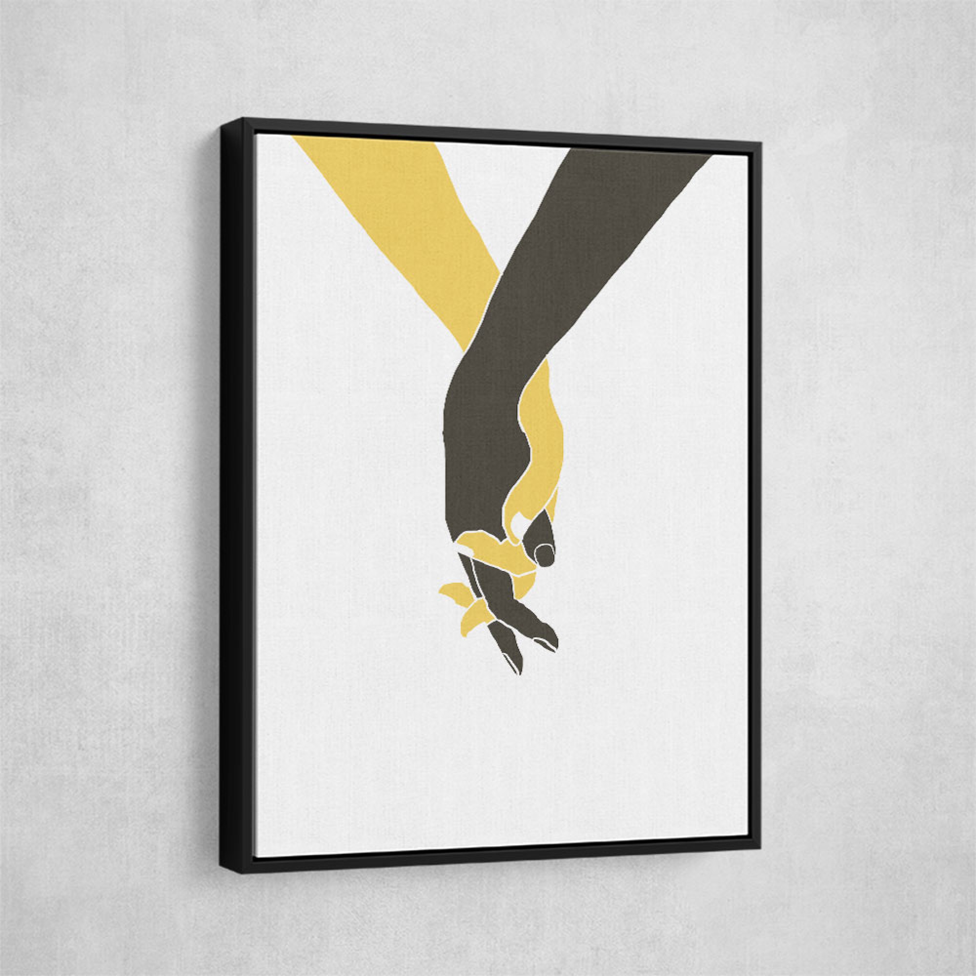 Holding Hands Wall Art