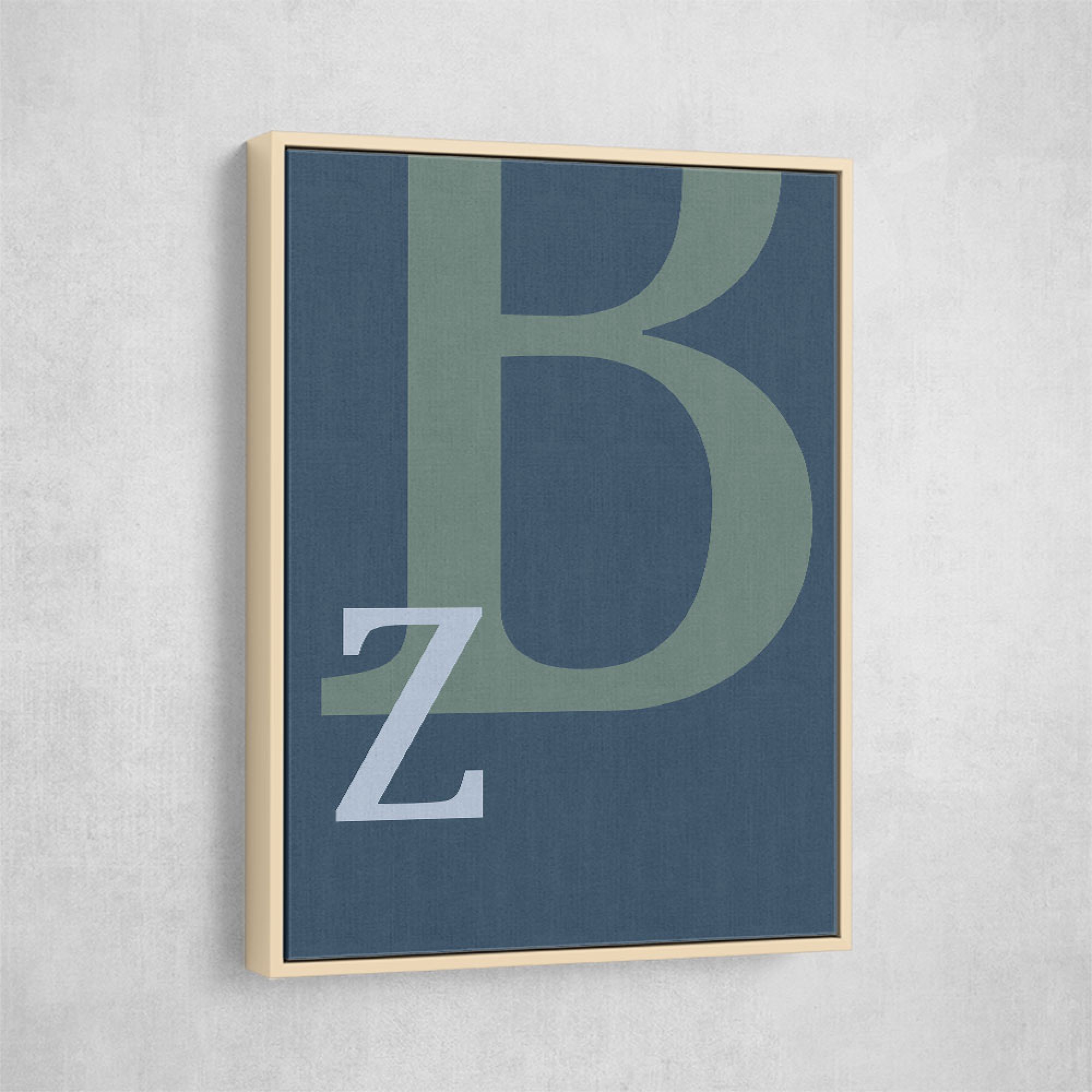 Letter B Wall Art