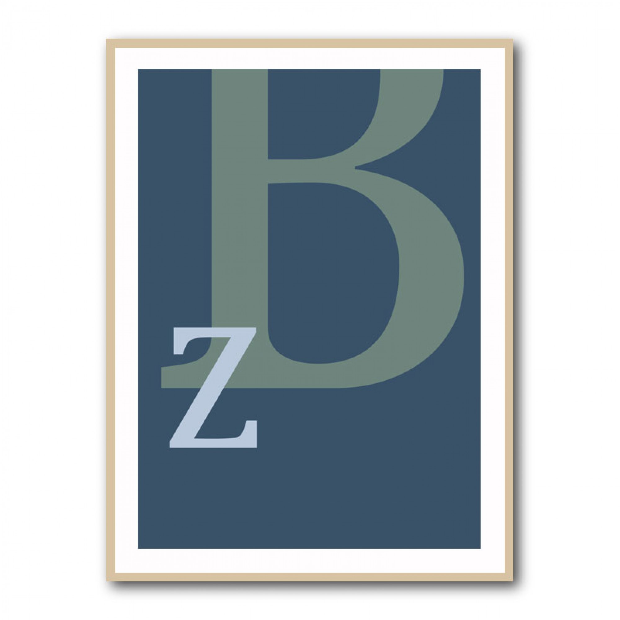 Letter B Wall Art