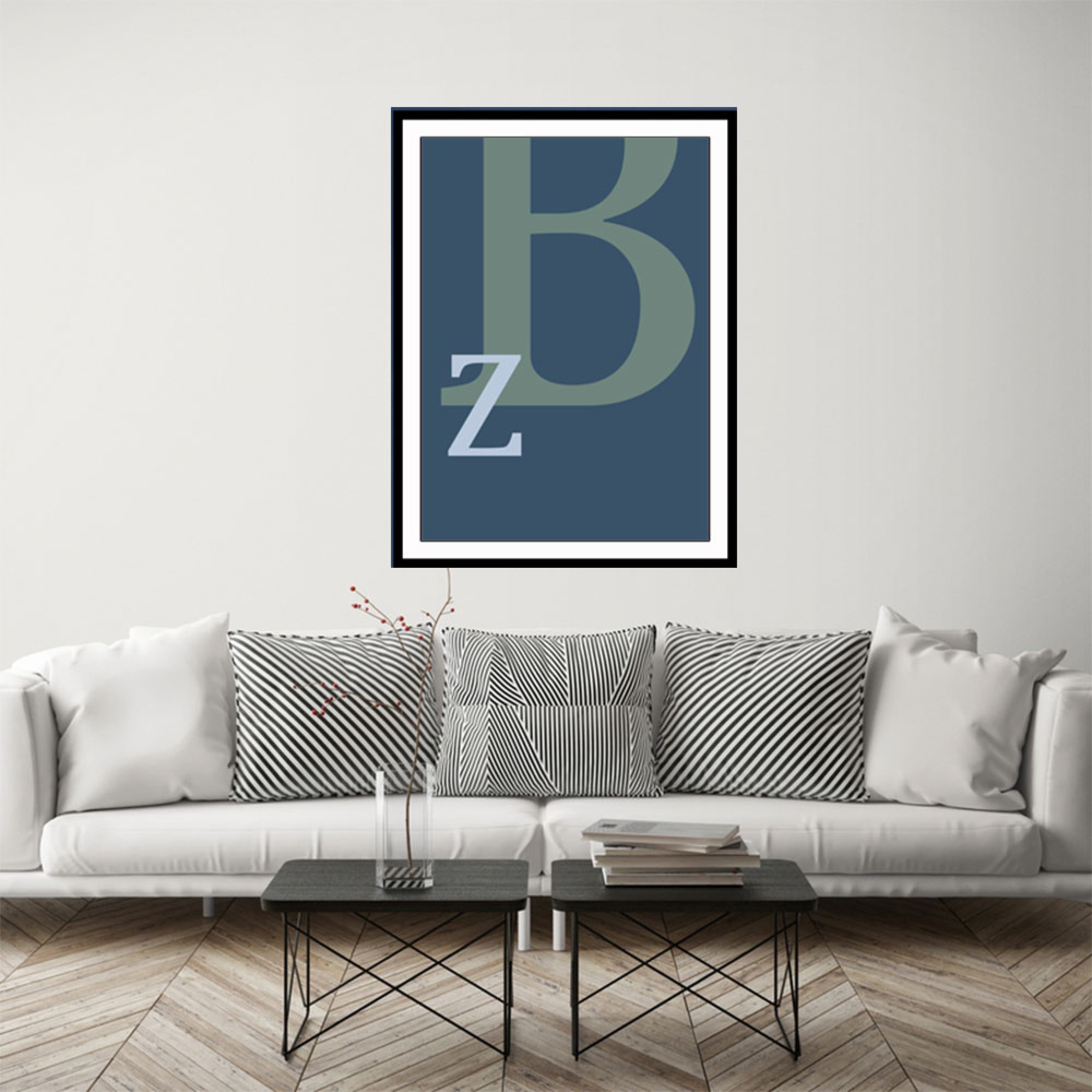 Letter B Wall Art