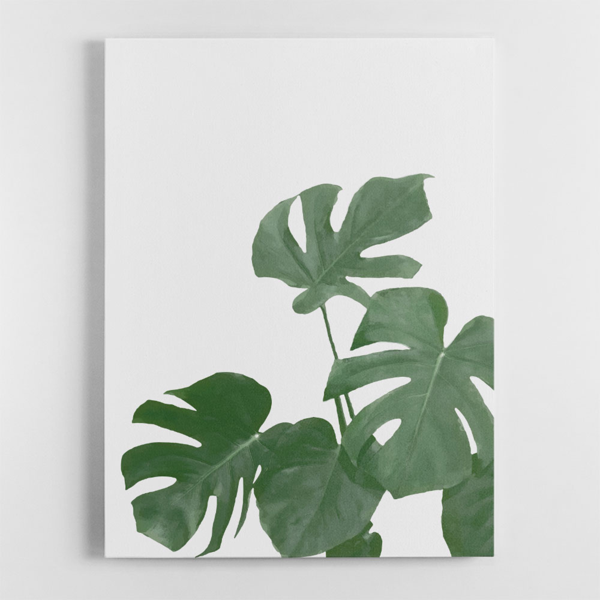 Monstera Aqua 04 Wall Art