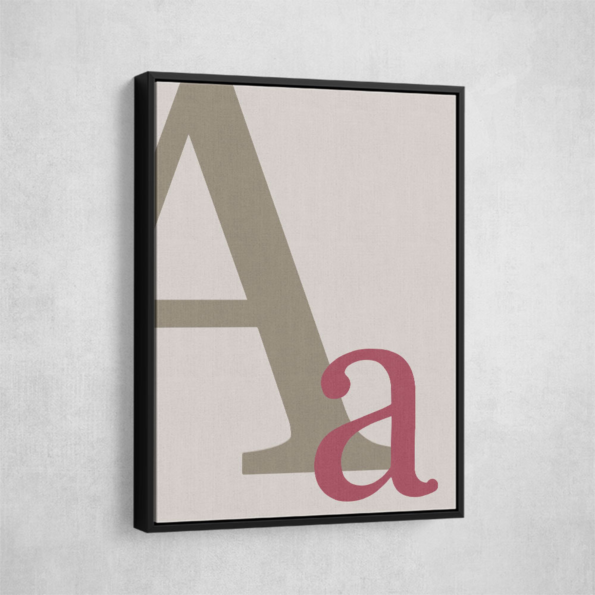 Letter A Wall Art