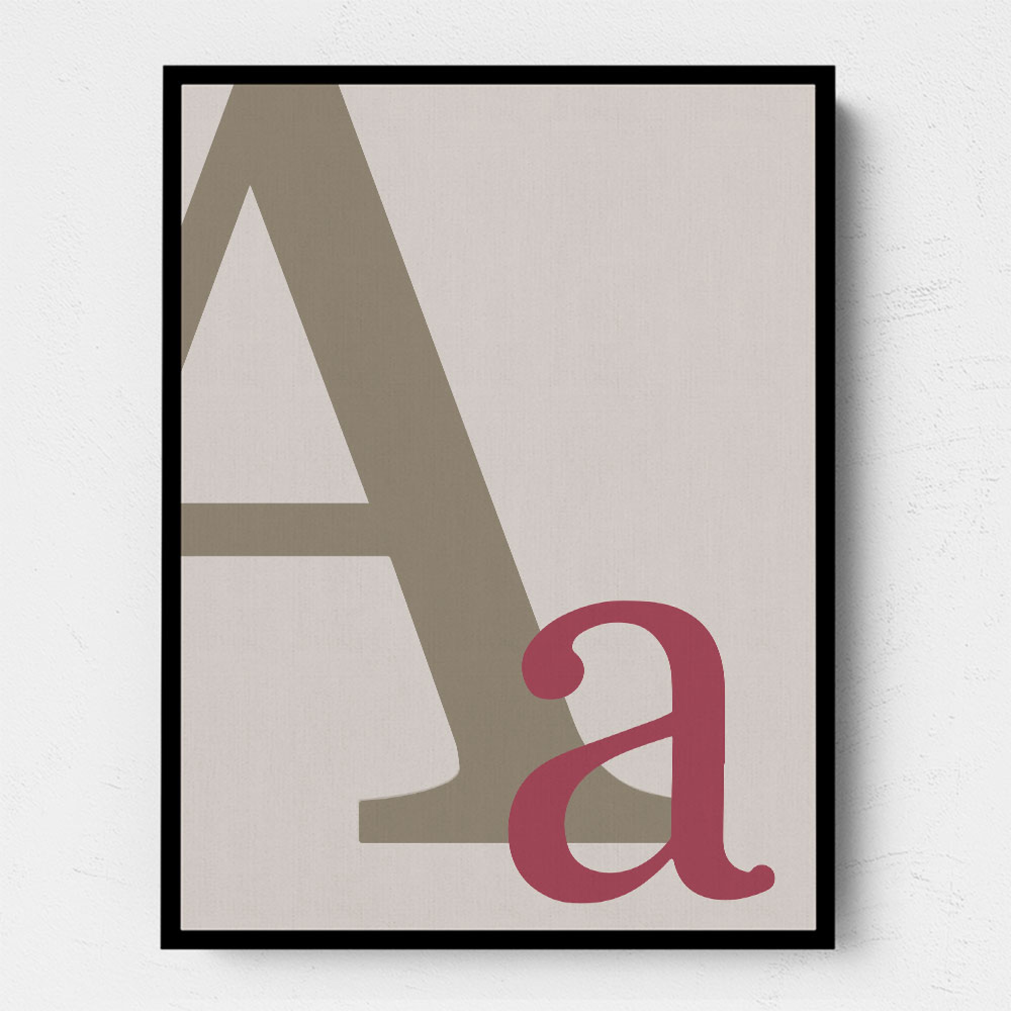 Letter A Wall Art