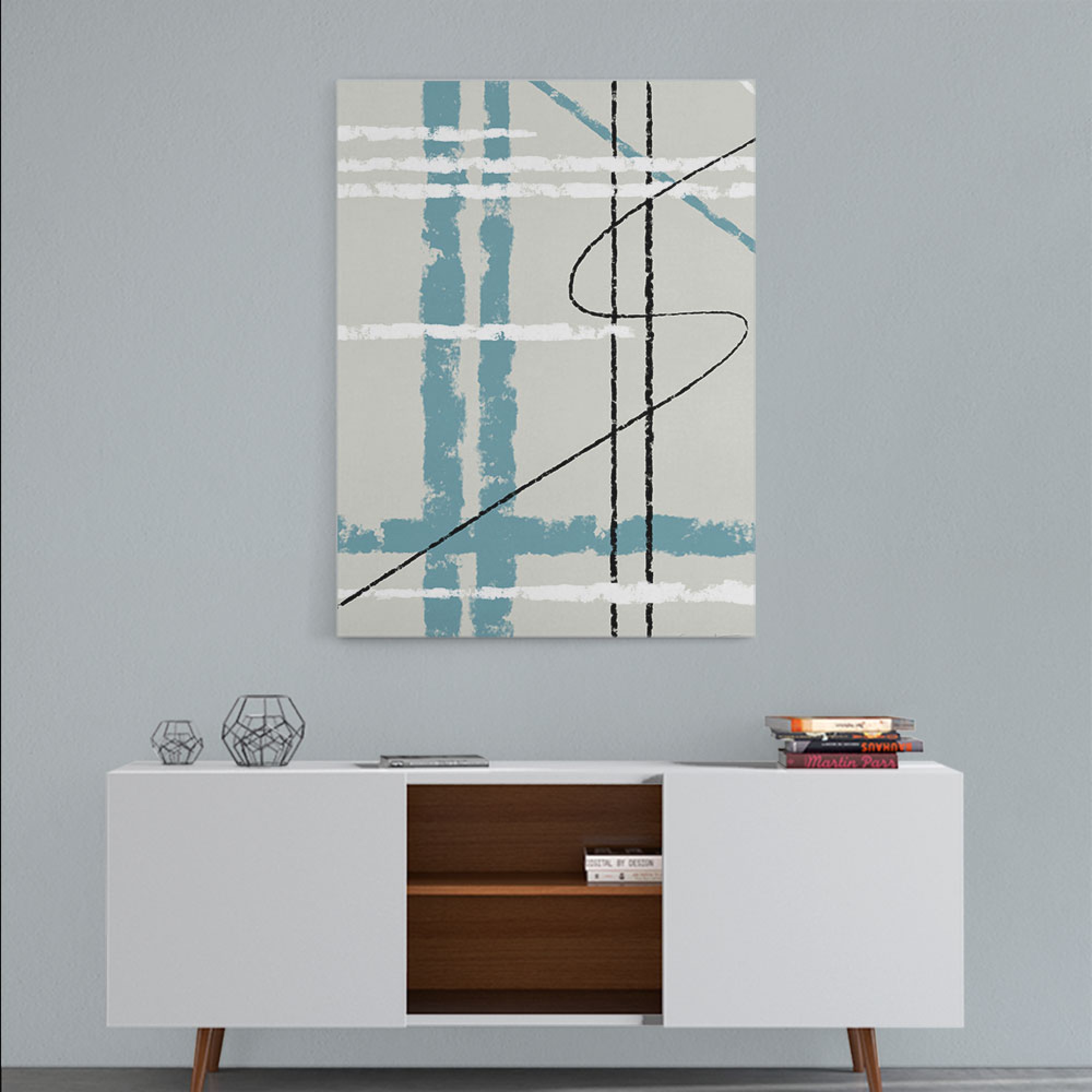 Messy Lines Wall Art