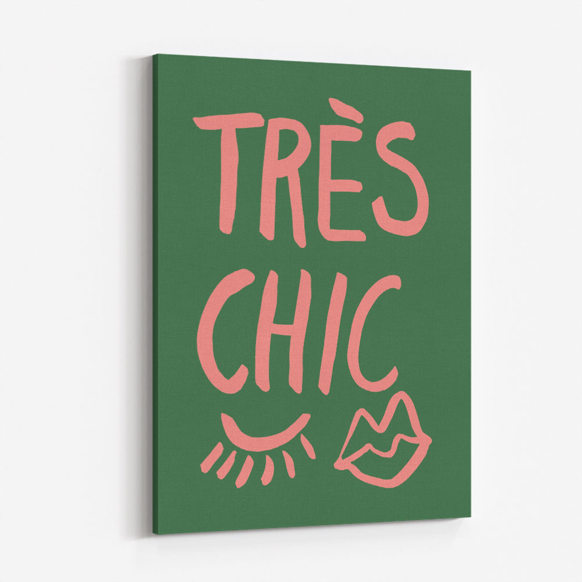 Tres Chic Green Wall Art