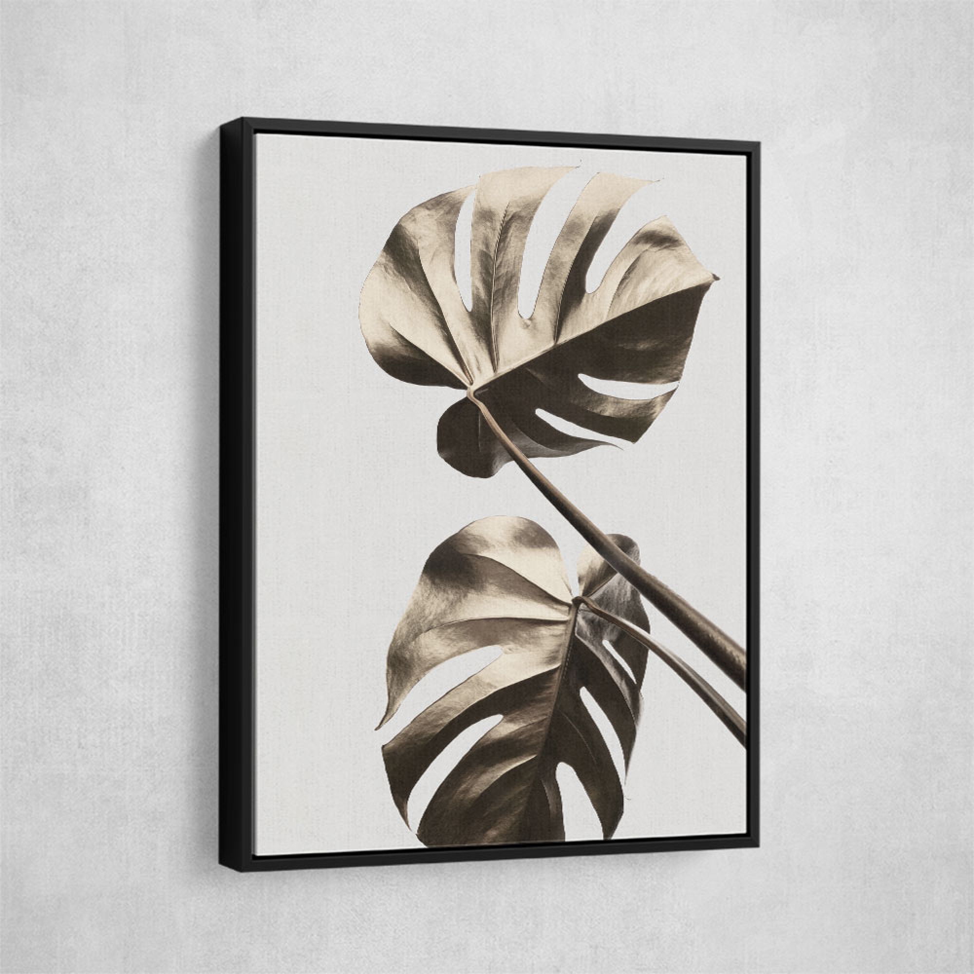 Monstera Gold 08 Wall Art