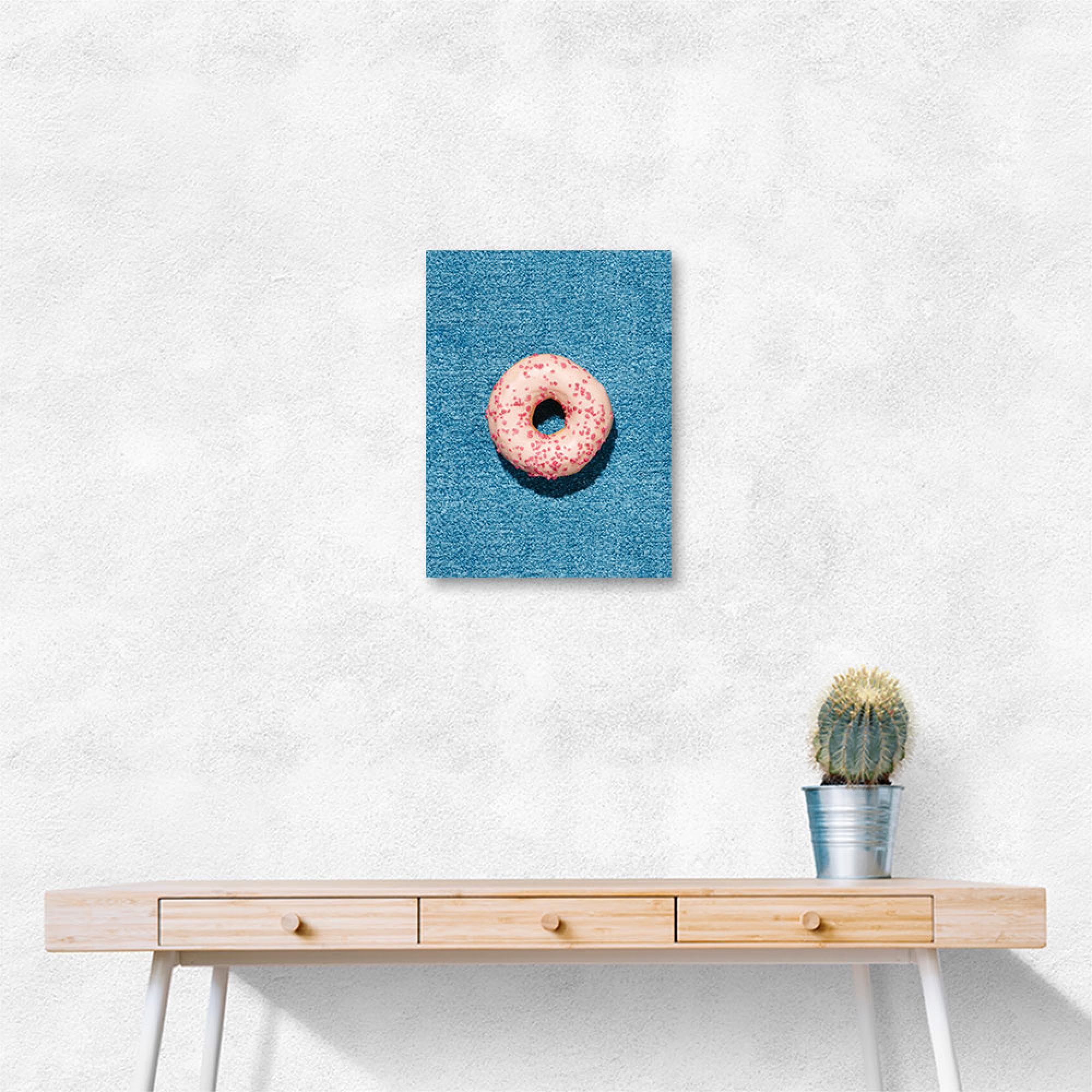 Blue Doughnut Wall Art