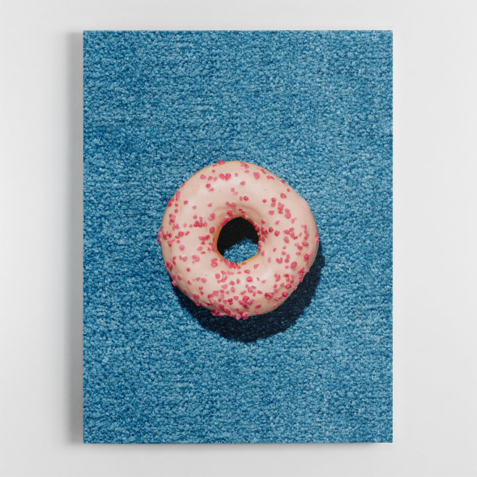 Blue Doughnut Wall Art