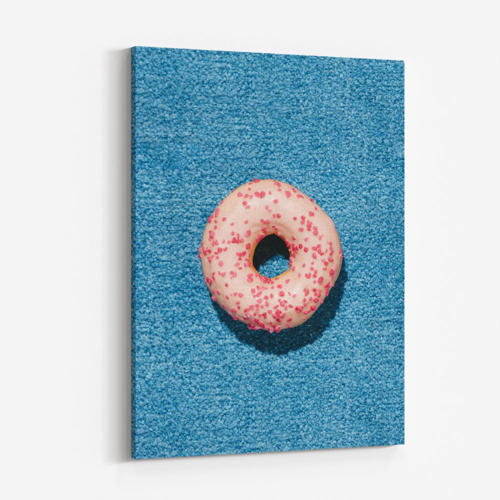Blue Doughnut Wall Art