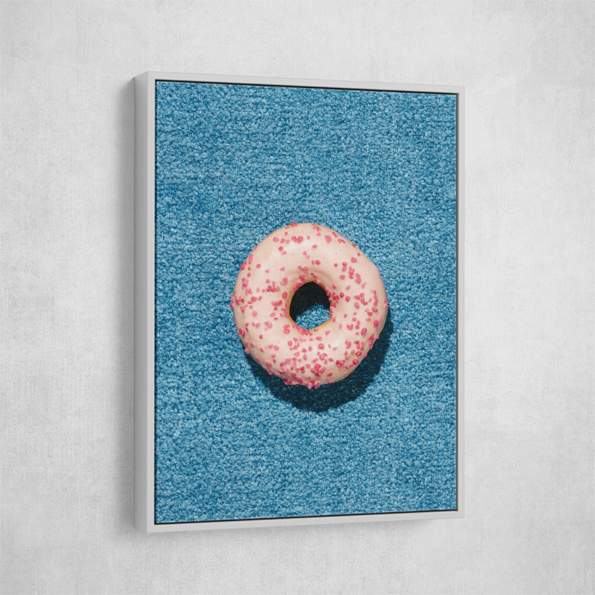 Blue Doughnut Wall Art