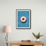 Blue Doughnut Wall Art