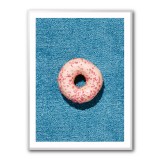 Blue Doughnut Wall Art