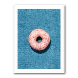 Blue Doughnut Wall Art