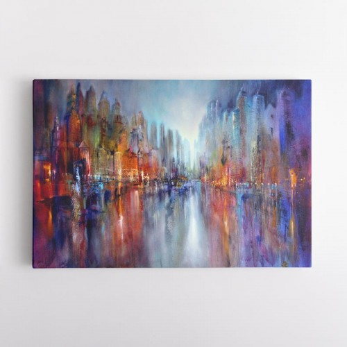 Dusk Abstract Wall Art